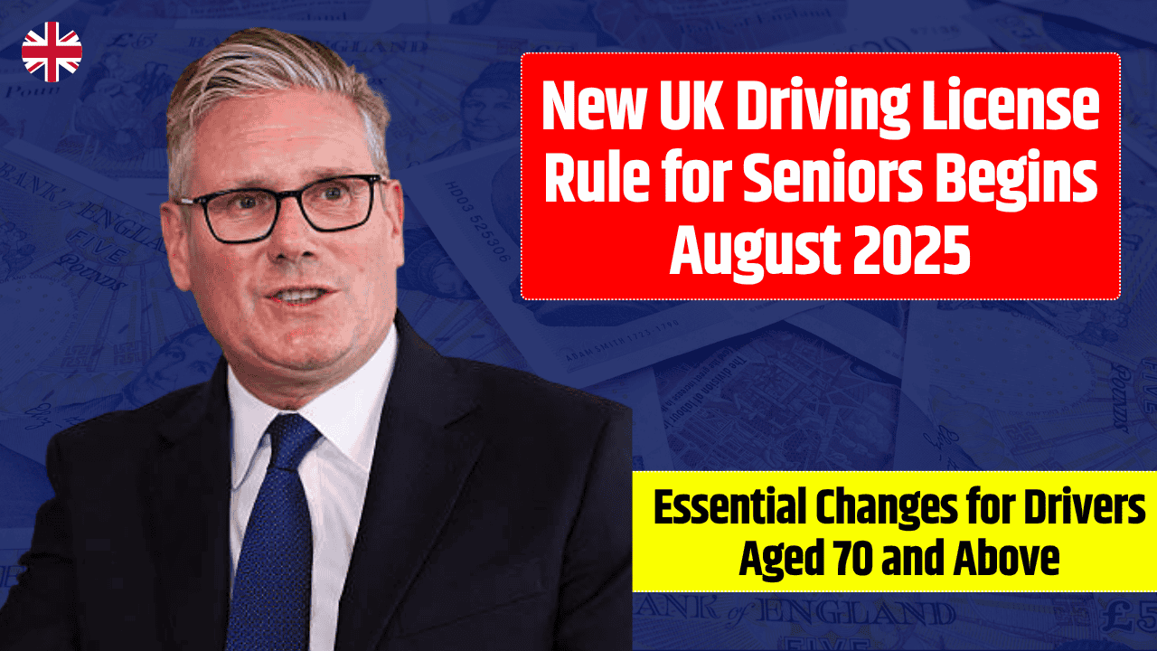 New UK Driving License Rule for Seniors Begins August 2025 – Essential Changes for Drivers Aged ...